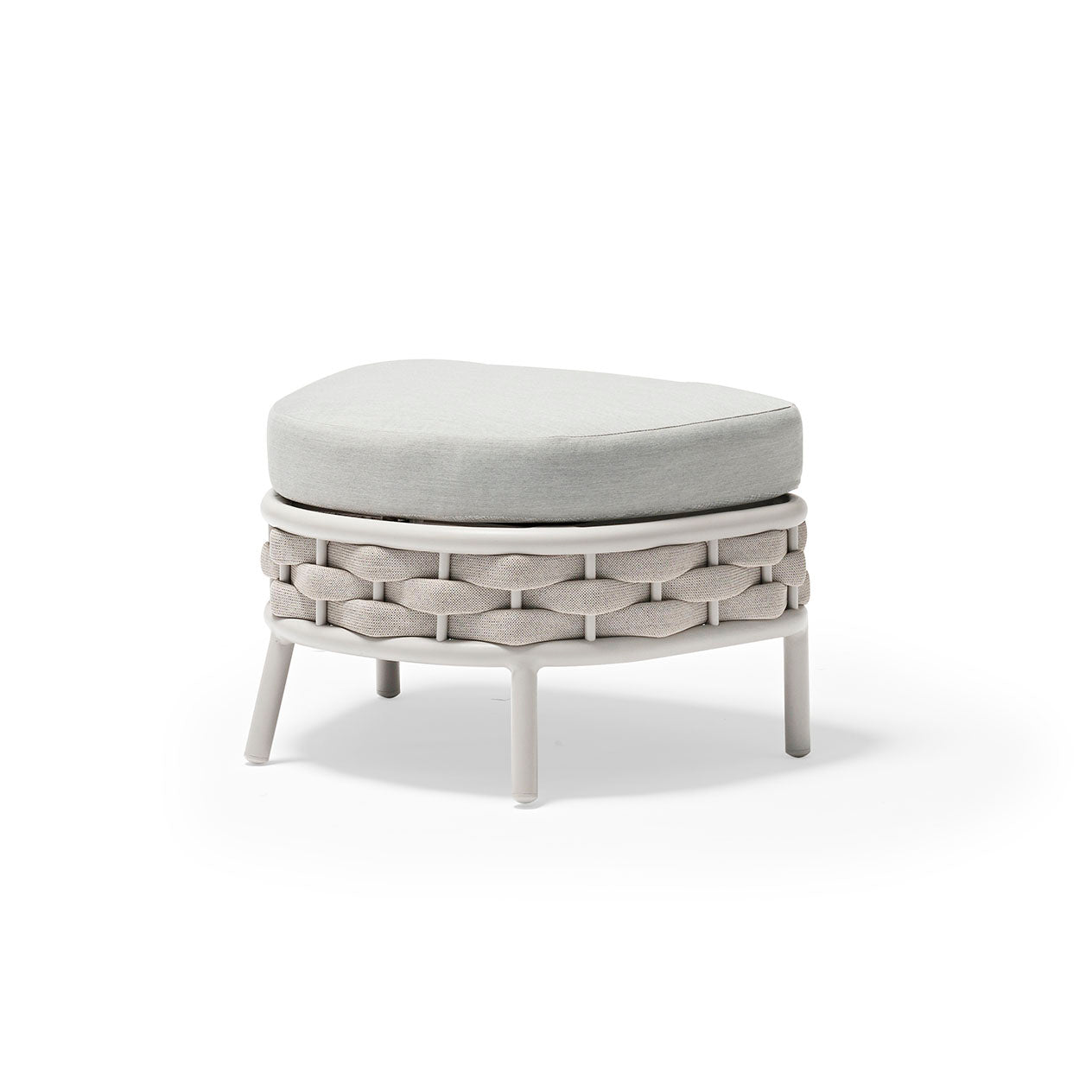 Boston Outdoor Rope Ottoman – Remarkable Outdoor Living