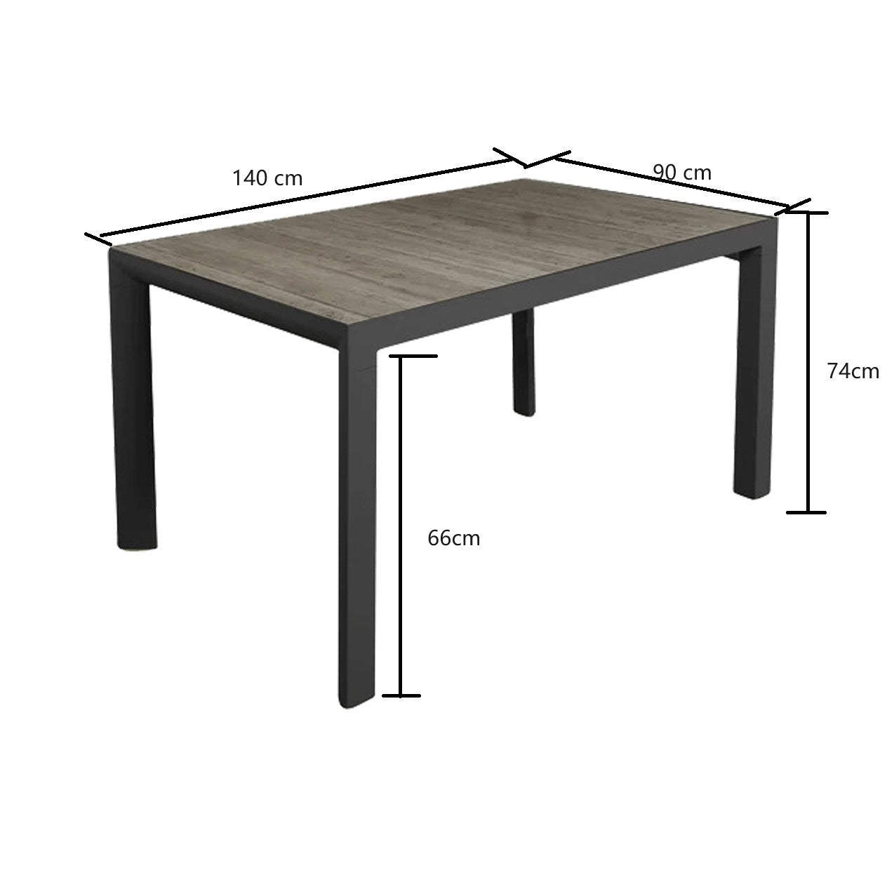 Clifton Ceramic Dining Table 140 cm – Remarkable Outdoor Living