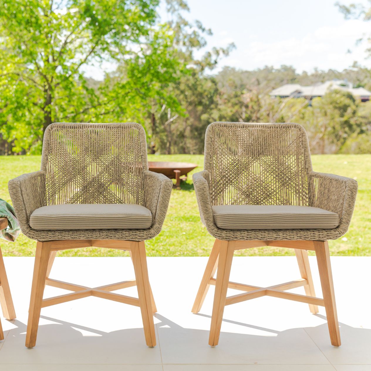 Armenia Outdoor Wicker Dining Chair – Remarkable Outdoor Living