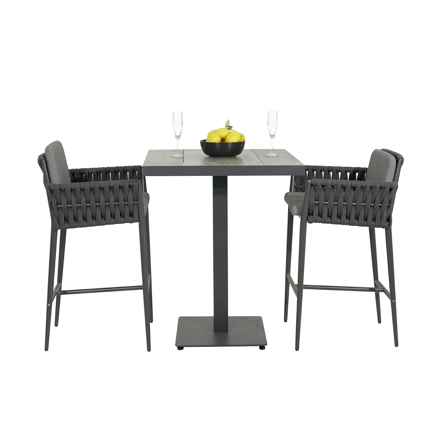 Clifton Table Lawson Stool Outdoor Bar Setting – Remarkable Outdoor Living