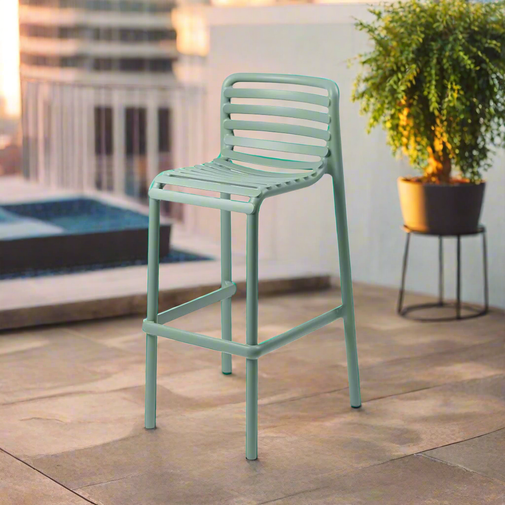 Nardi Doga Outdoor Resin Bar Stool – Remarkable Outdoor Living