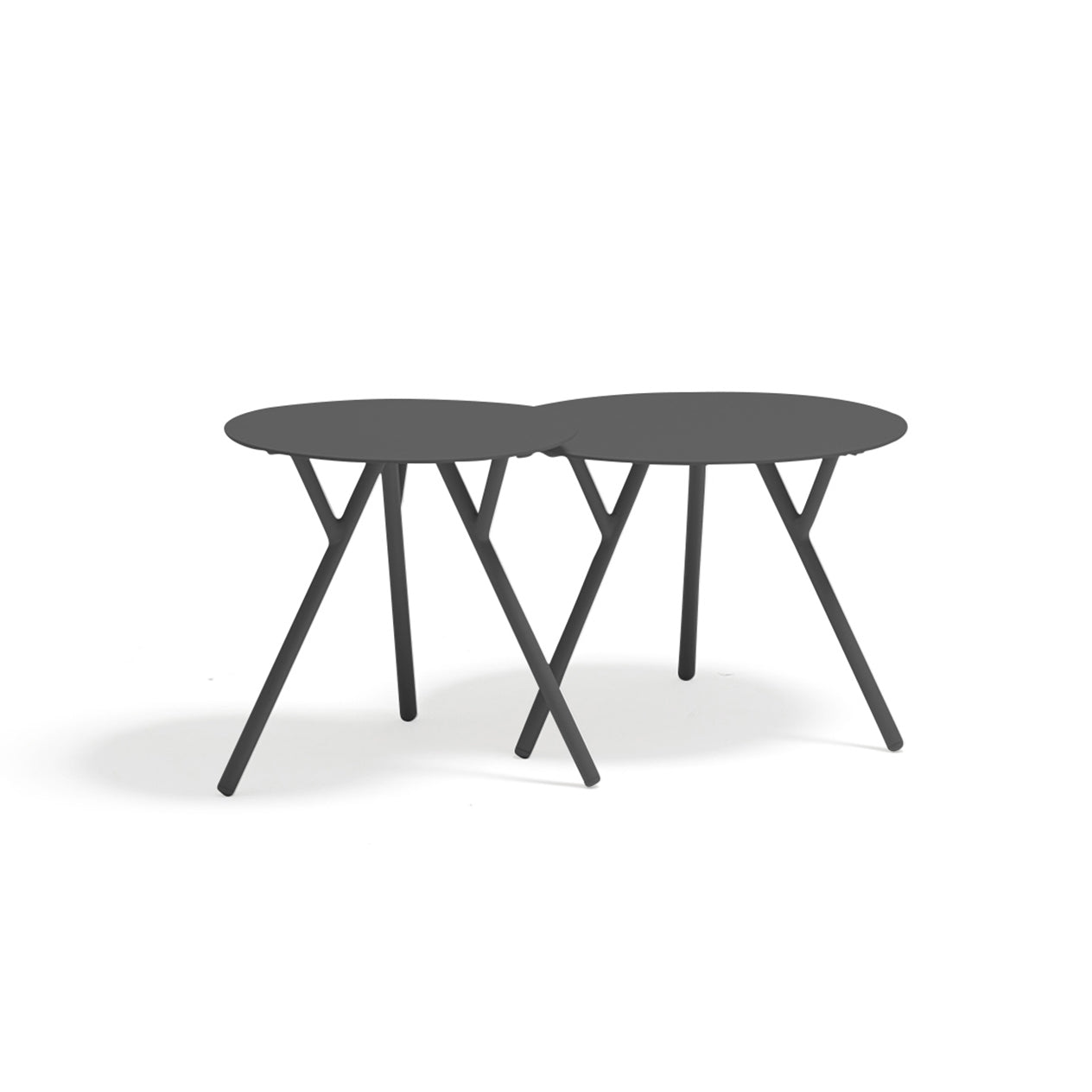 Iowa Outdoor Aluminium Round Coffee Table 2PC Setting – Remarkable ...