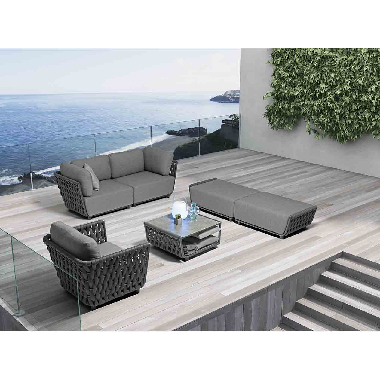 Lawson 3 Seater Outdoor Rope Lounge – Remarkable Outdoor Living
