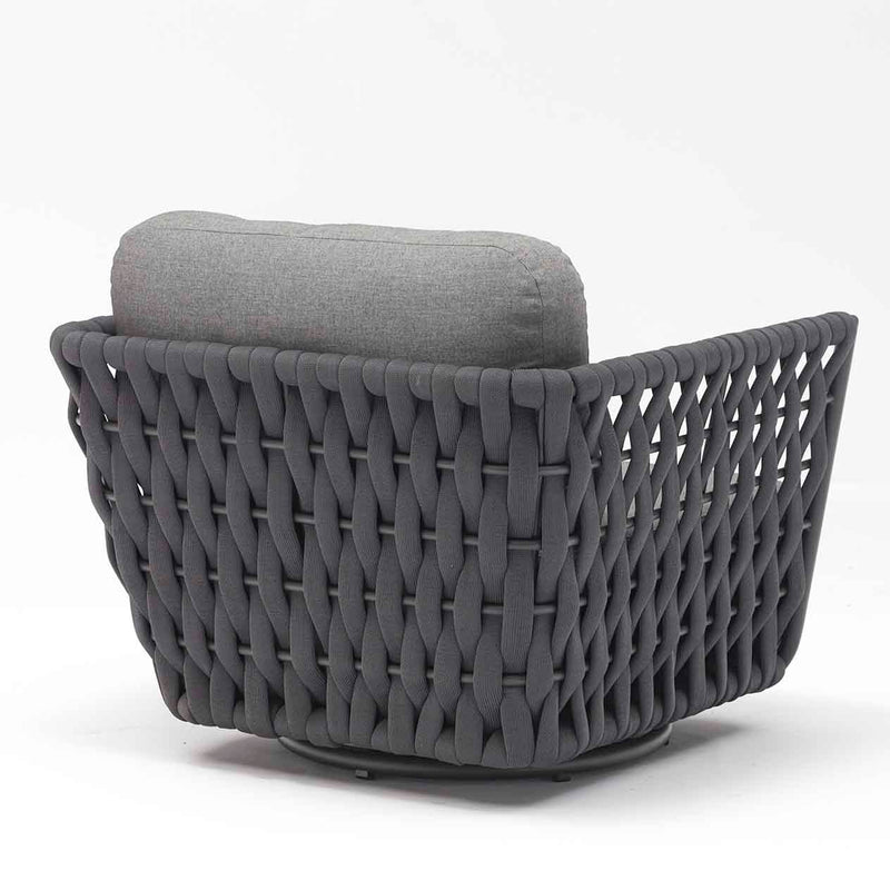 Lawson Outdoor Rope Swivel Chair – Remarkable Outdoor Living