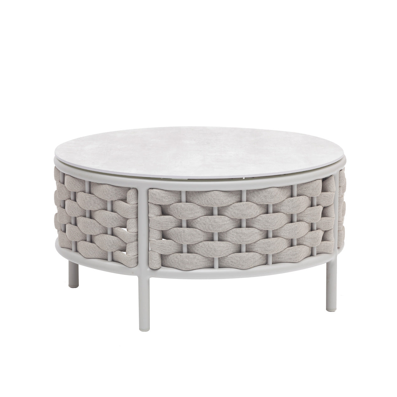 Boston Outdoor Rope Round Coffee Table 81 cm – Remarkable Outdoor Living