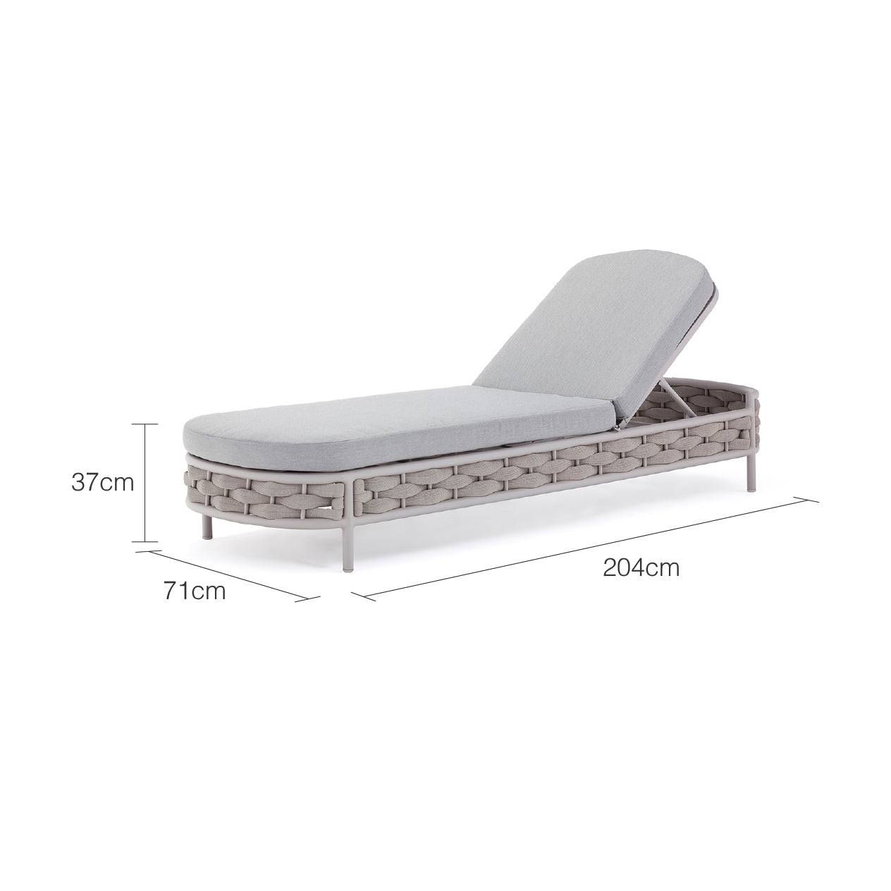 Boston Outdoor Rope Sun Lounger – Remarkable Outdoor Living