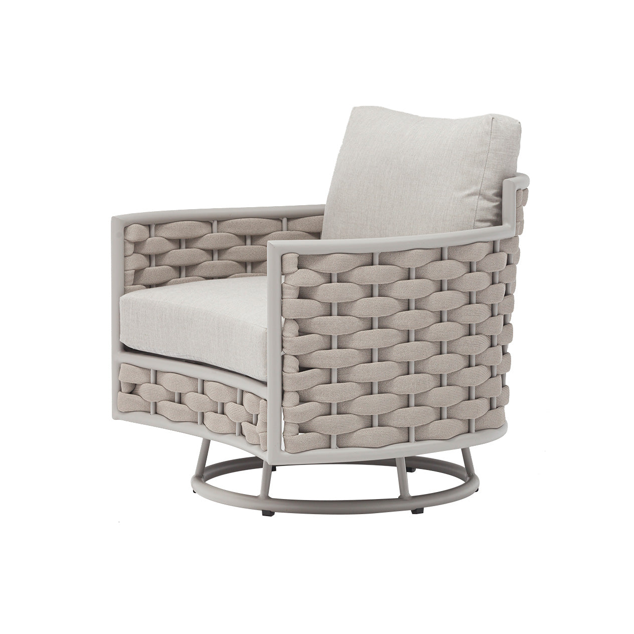 Boston Outdoor Rope Swivel Chair – Remarkable Outdoor Living