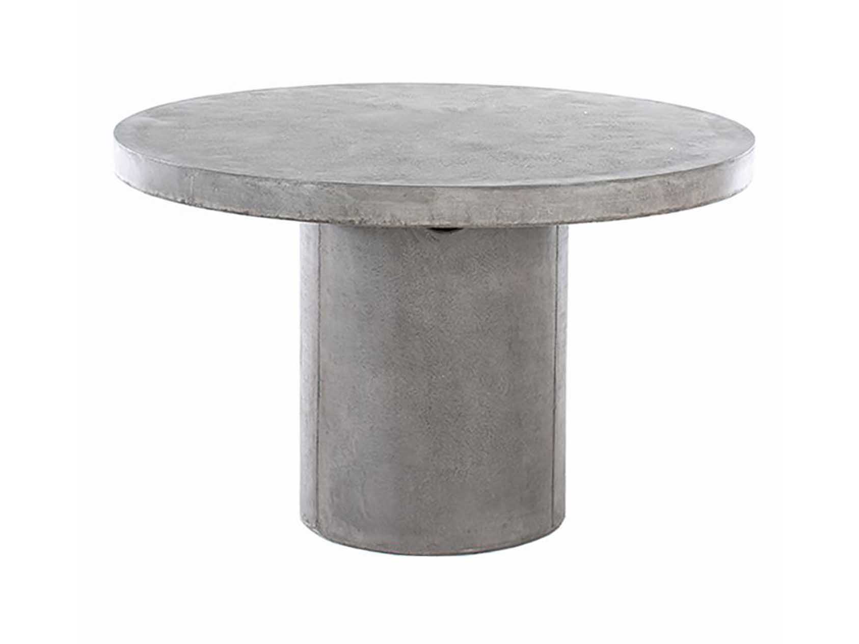 Zen Outdoor Concrete Round Dining Table 120 cm – Remarkable Outdoor Living