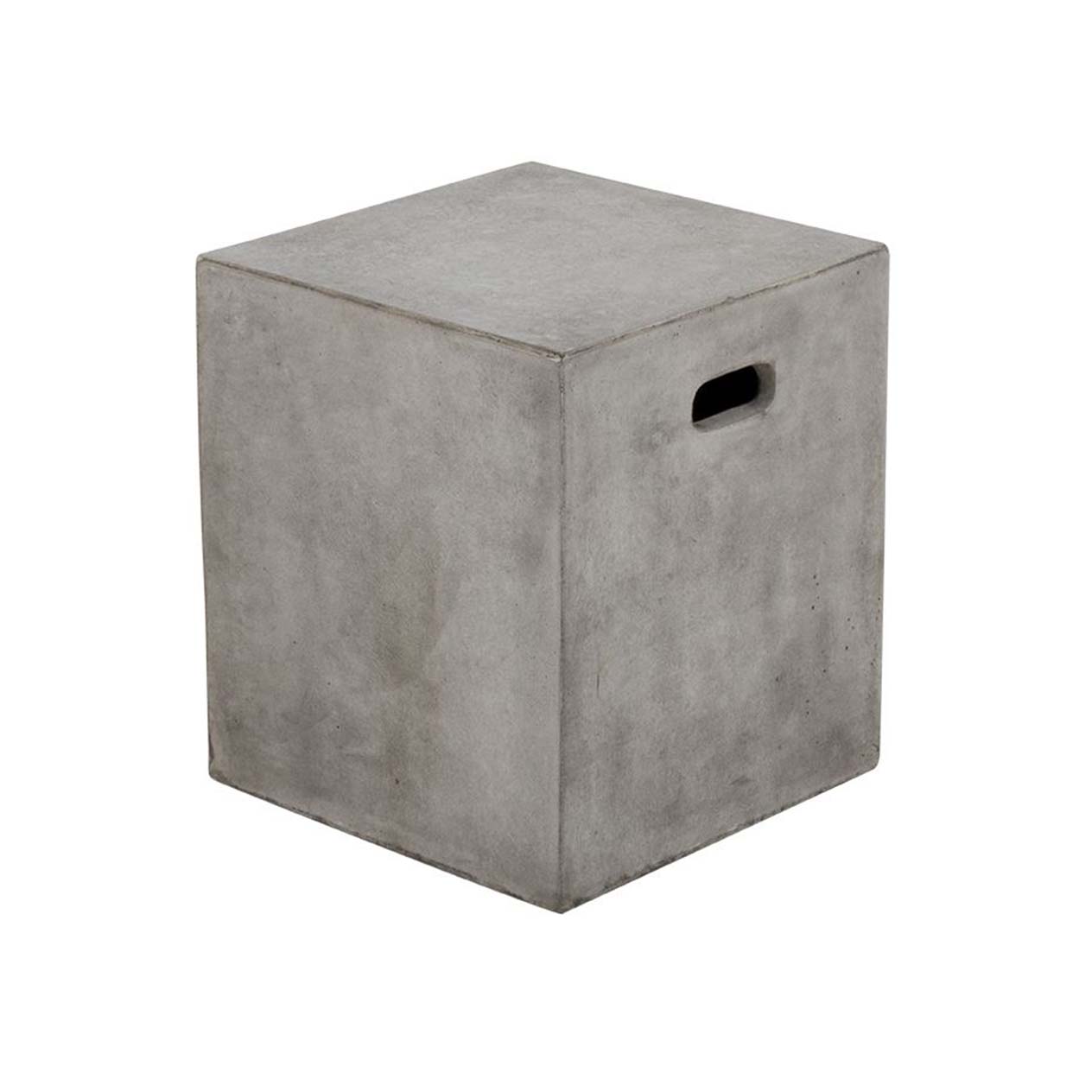 Zen Outdoor Concrete Square Stool – Remarkable Outdoor Living